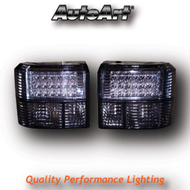 VW T4 CARAVELLE (90-03) T4 TRANSPORTER (90-03) BLACK LED TAIL LIGHTS
