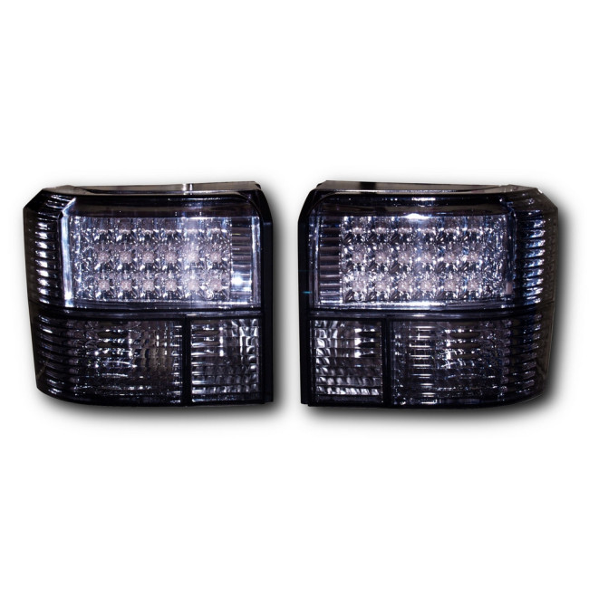 VW T4 CARAVELLE (90-03) T4 TRANSPORTER (90-03) BLACK LED TAIL LIGHTS